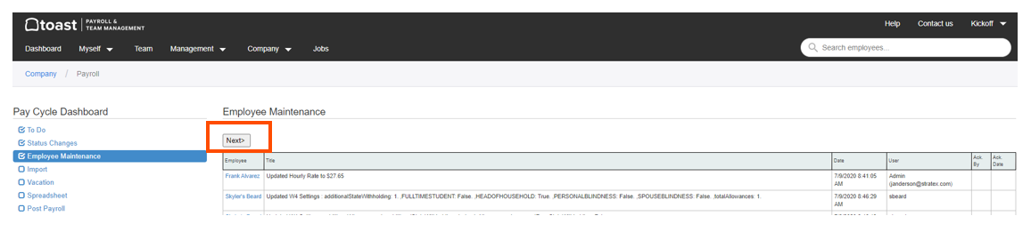 Toast Payroll: How to Run Payroll