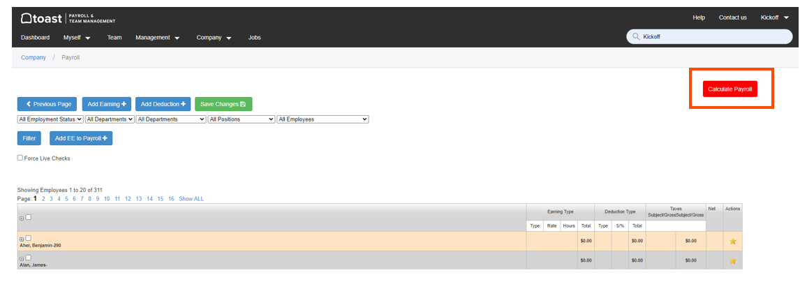 Toast Payroll: How to Run Payroll