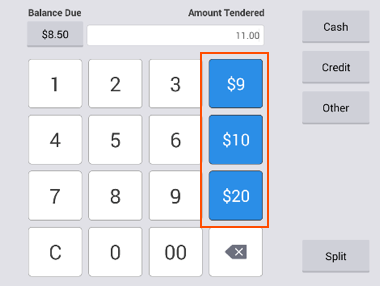 Cash Payments Configuration