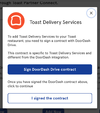 Getting Started: Toast Delivery Services Signup & Setup