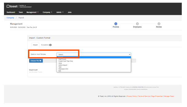 Toast Payroll: Tip Processing