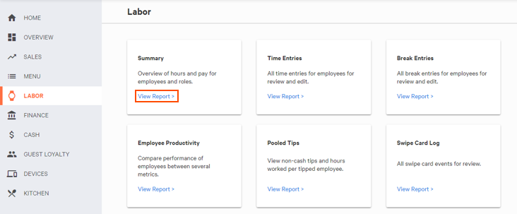 Labor Reports Overview