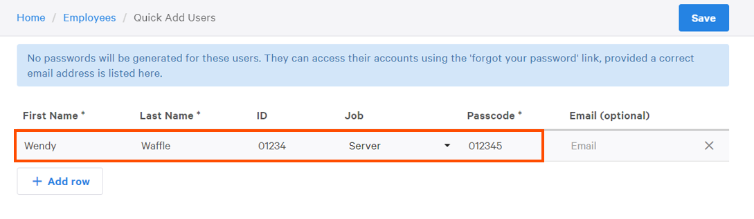 Adding and Editing Employees and Wages