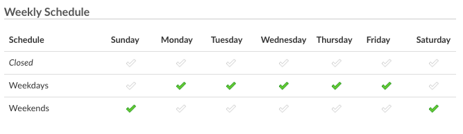 Setup Restaurant Hours and Services