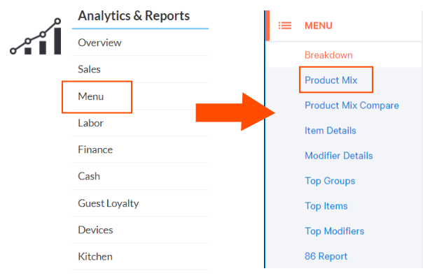 Use Menu Item Tags to Maximize Reporting