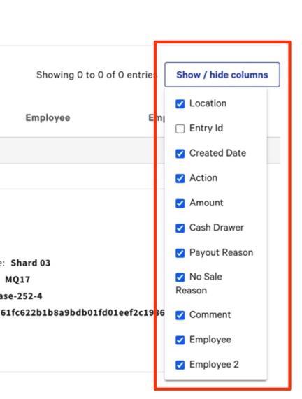 Cash Drawer Reports Overview