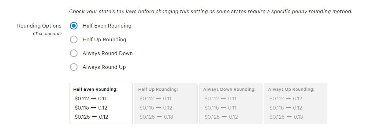 Setting Up Tax Rates and Adjusting Tax Options