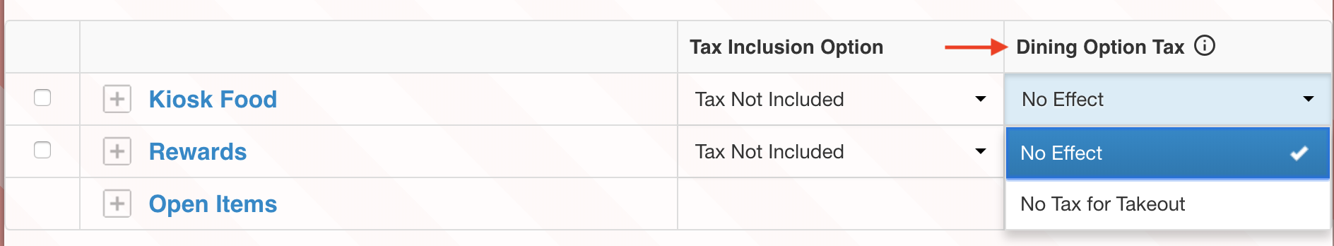 Setting Up Tax Rates and Adjusting Tax Options
