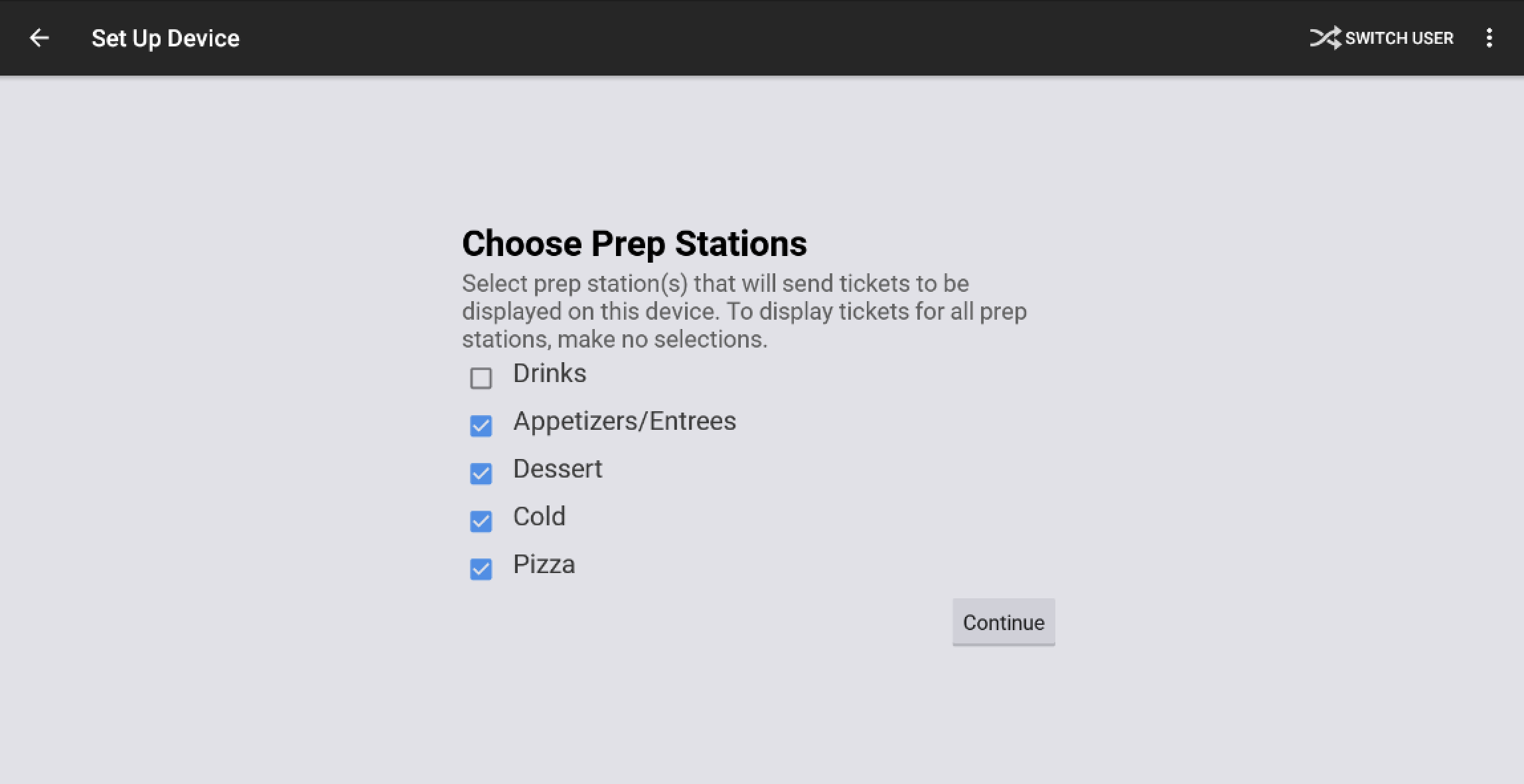 Customize the Appearance of KDS Tickets