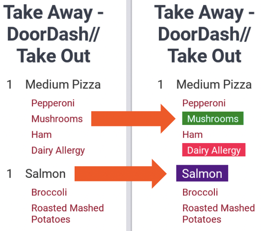 Customize the Appearance of KDS Tickets