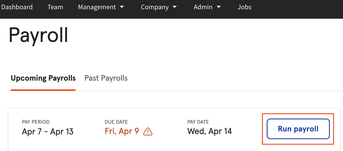 Toast Payroll: Employee Step
