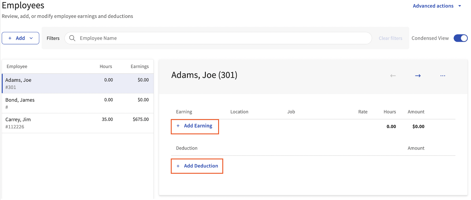 Toast Payroll: Employee Step
