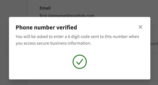 Setting Up One Time Password Verification