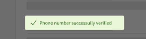 Setting Up One Time Password Verification