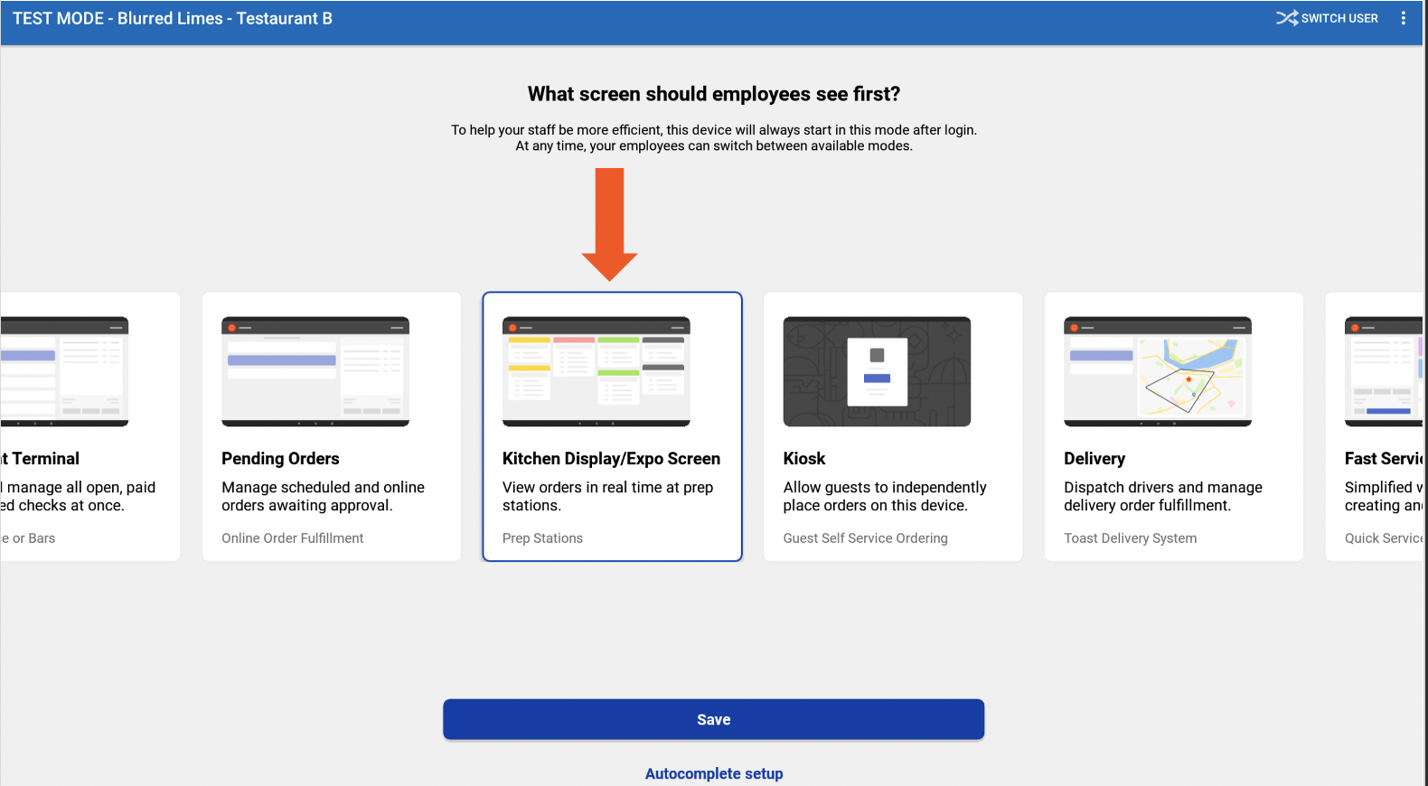 Using KDS Two-Level Fulfillment