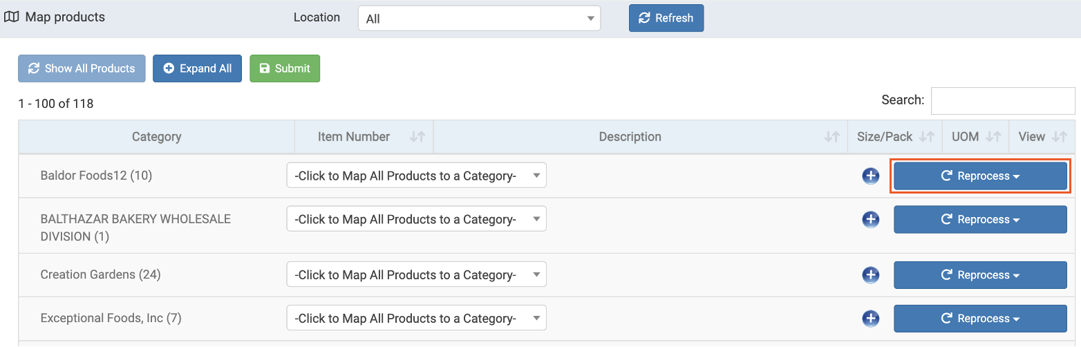 xtraCHEF: How to Map Products