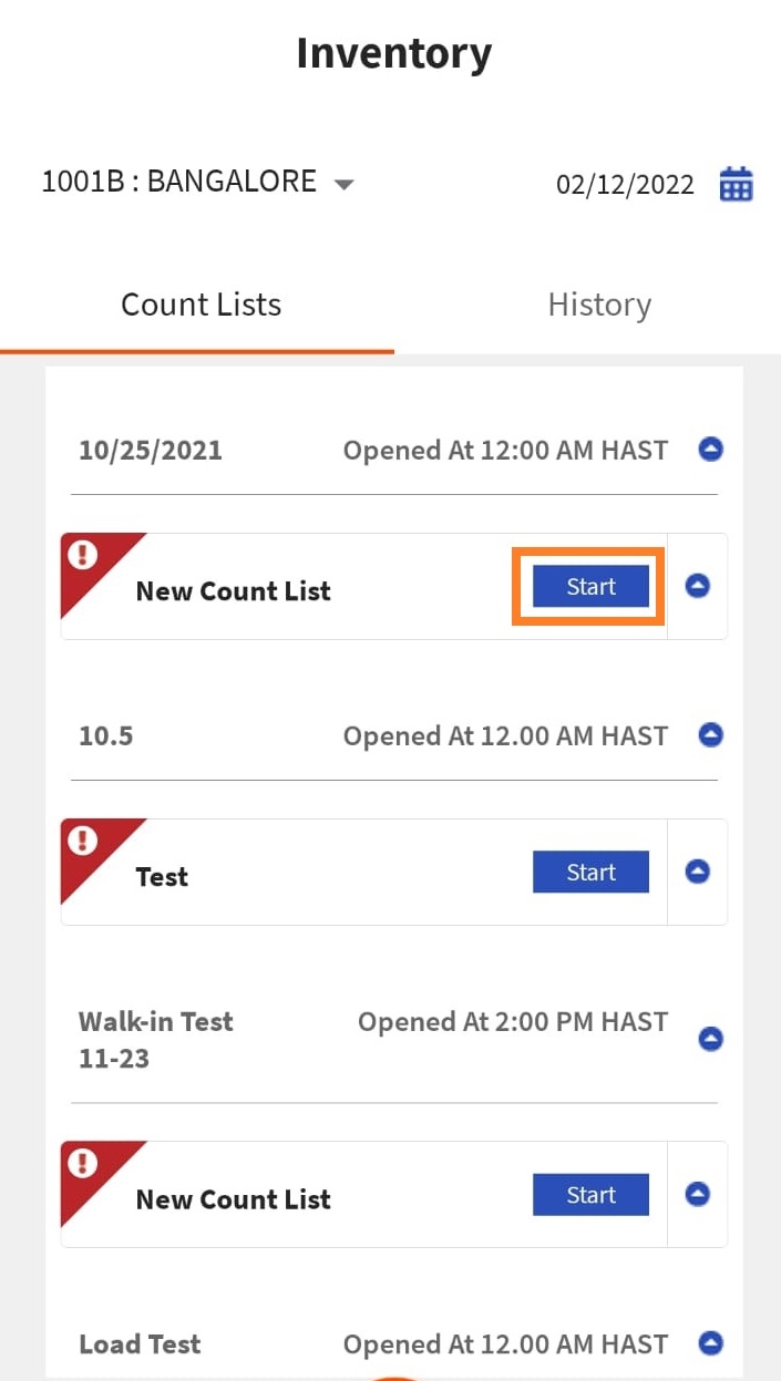 xtraCHEF: Mobile - Inventory