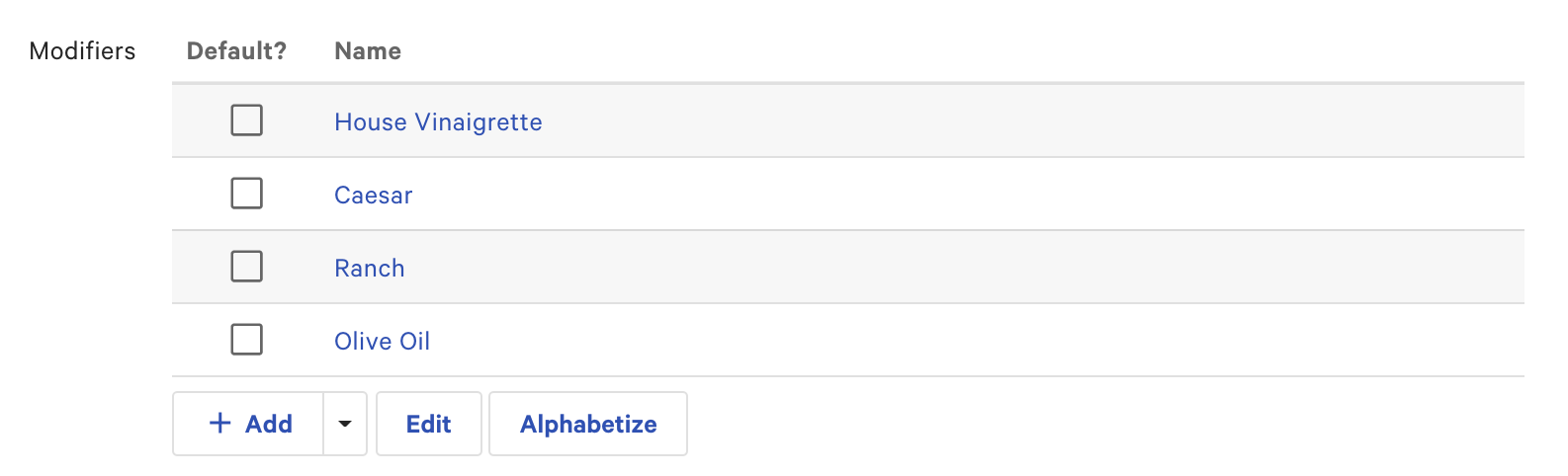 Modifier Pricing Strategies