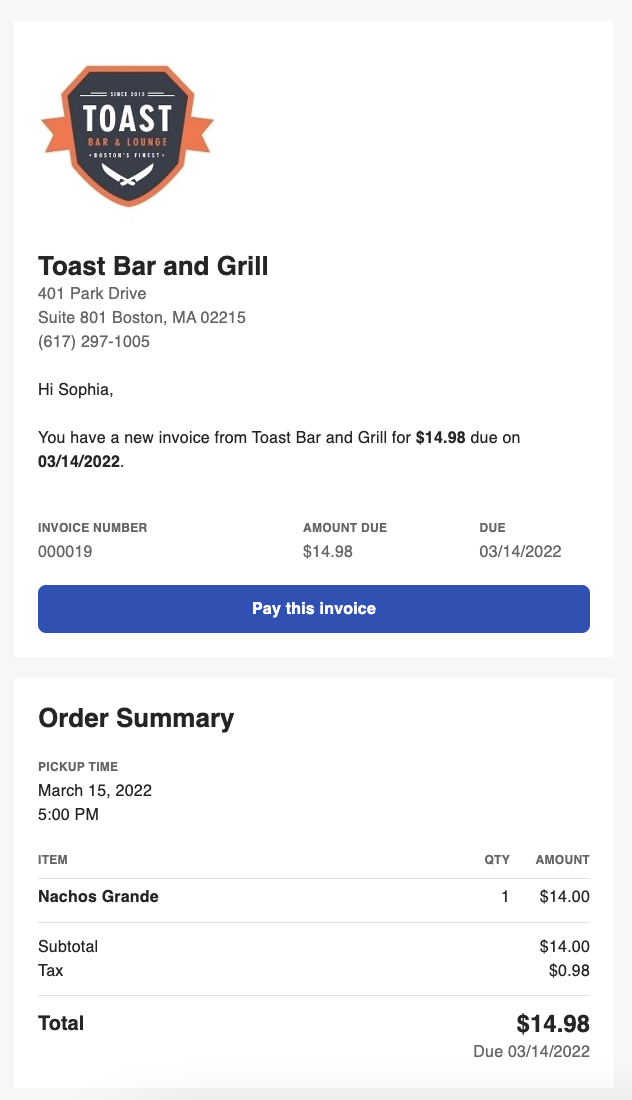 How to Send an Invoice to Your Guests