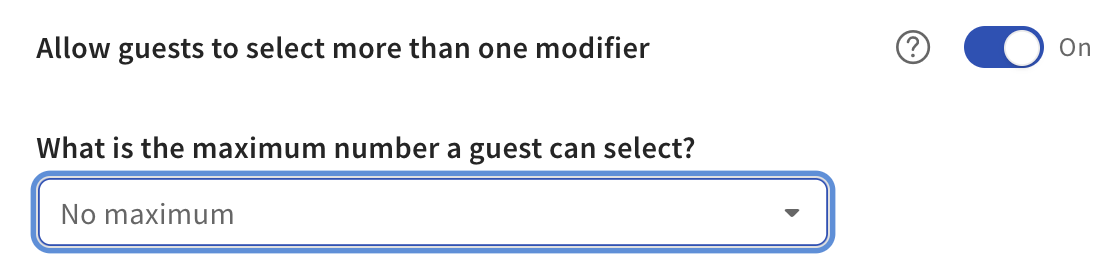 Adding Modifier Groups and Modifiers in the Menu Builder