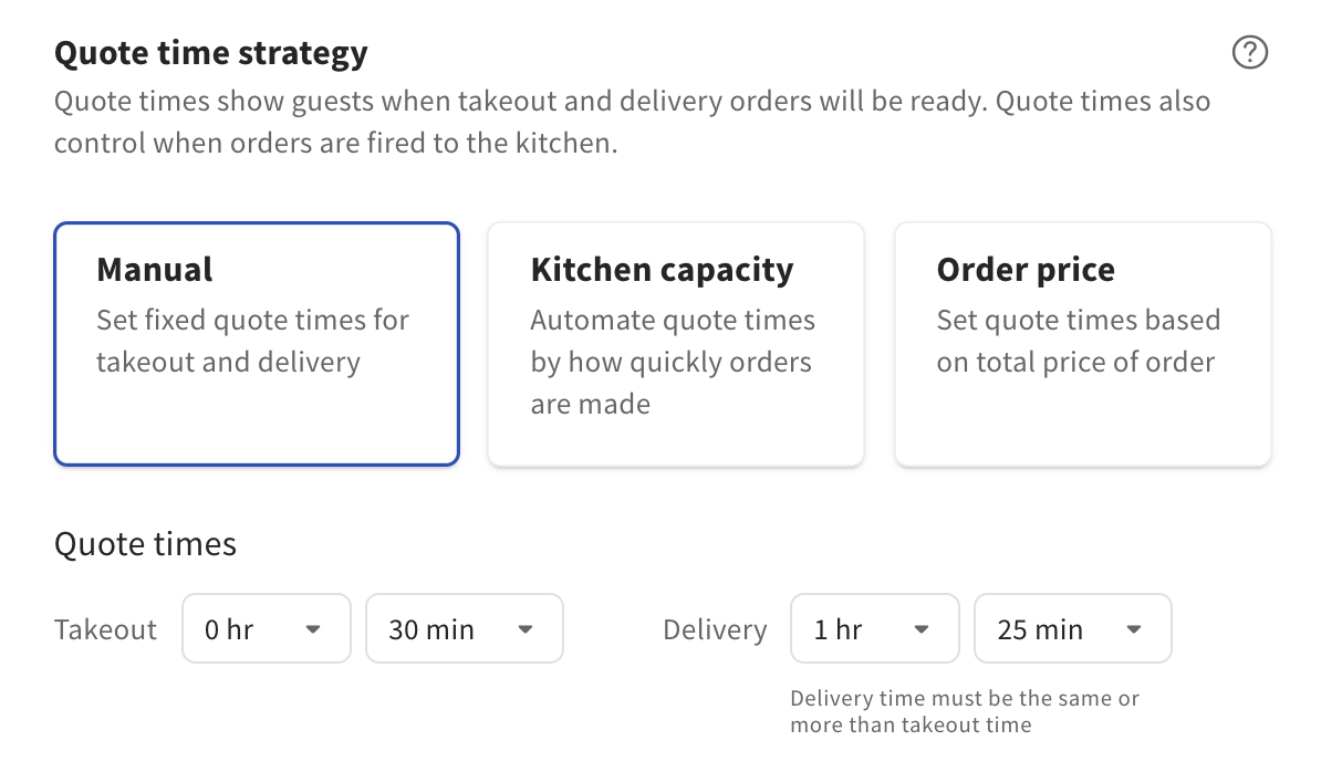 Managing Your Quote Time Strategy
