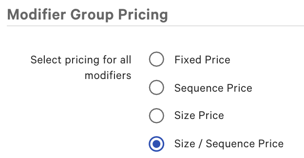 Setting Up & Using Menu Modifier Pricing Features for Your Menu