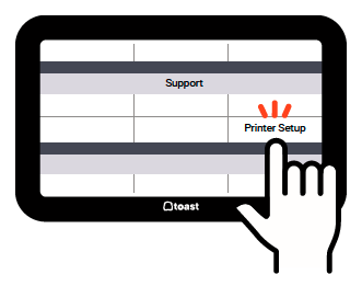 Accessing the Printer Setup