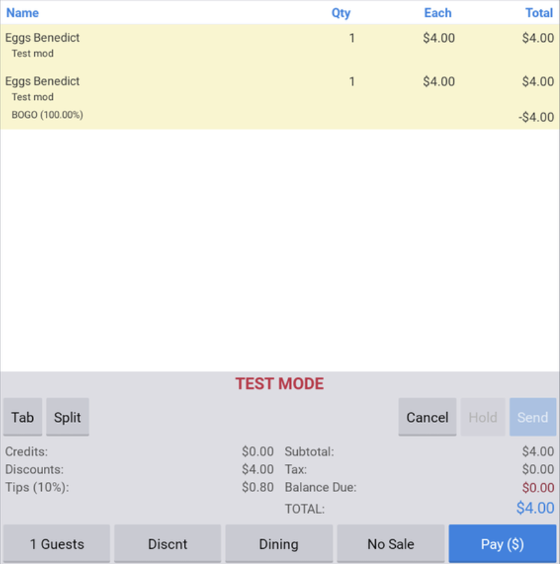 Receipts: Display Suggested Tip Amounts