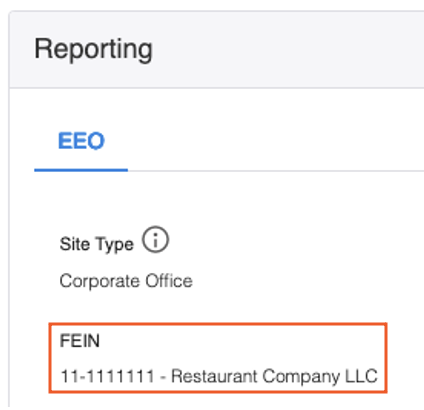 Toast Payroll: Federal Employer Identification Numbers (FEINs)