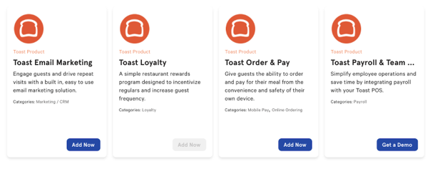 Ordering New Products on Toast Shop