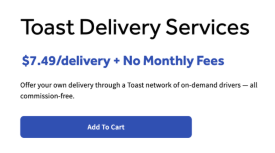 Getting Started: Toast Delivery Services Signup & Setup