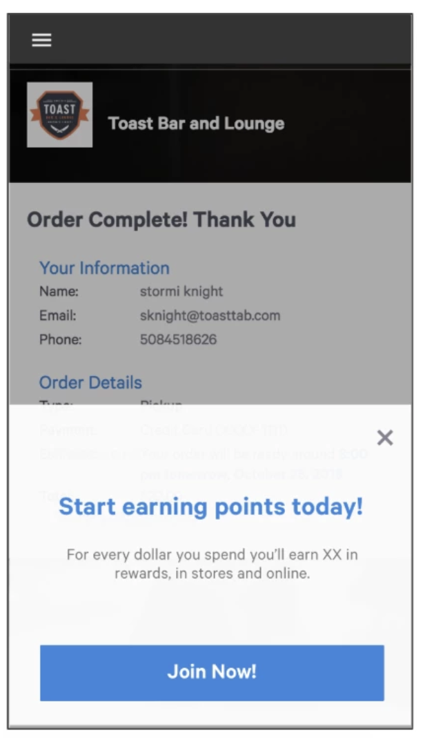 How Guests Enroll in Toast Loyalty