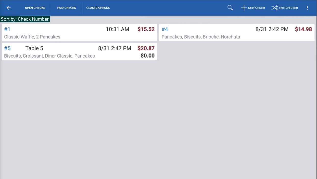 Voiding Items, Payments and Checks