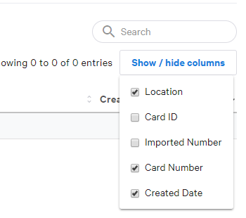 Manually Adding / Adjusting Gift & Rewards Balances