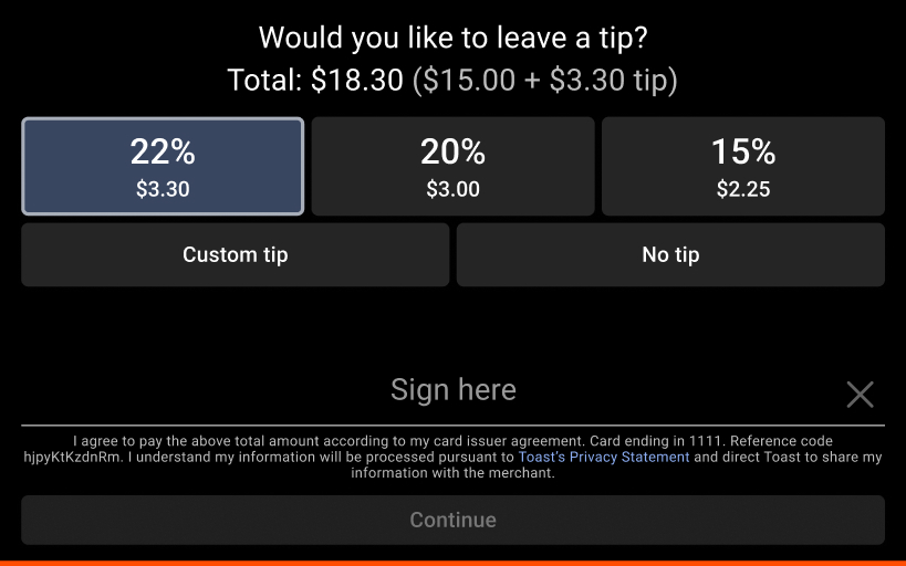 Setting Up Digital Receipts