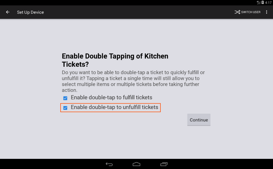 Item and Order Fulfillment on KDS