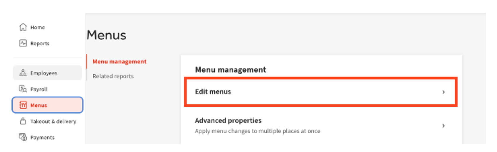 修改项组(Modifier Groups) 和修改项选项 (Modifier Options)