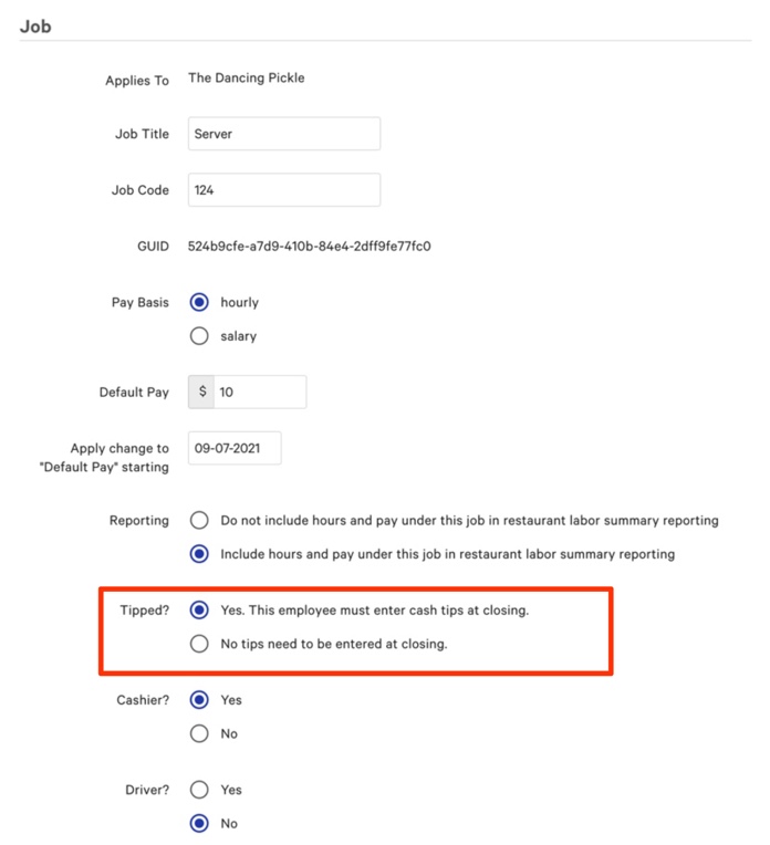Pooling Tips and Tipping Out