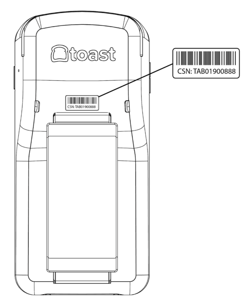 How to Find the Serial Number on Your Toast Device