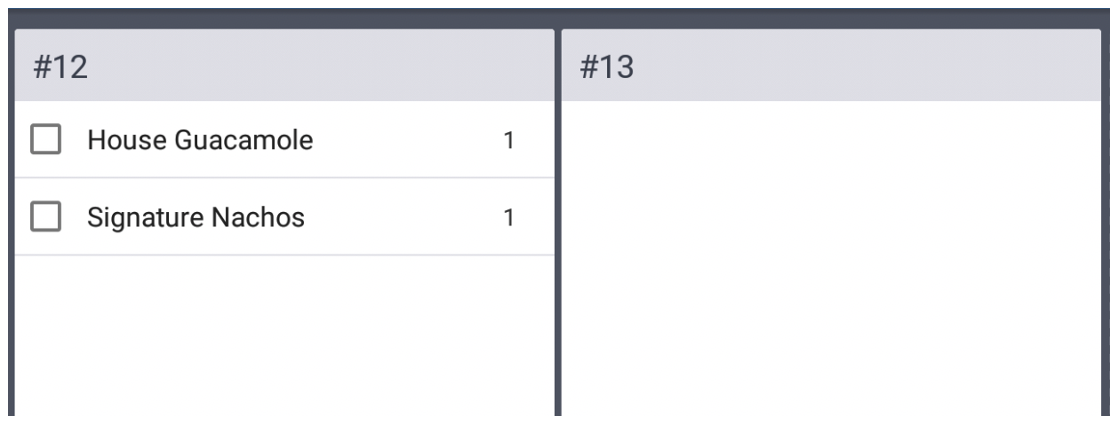 Splitting Checks by Item