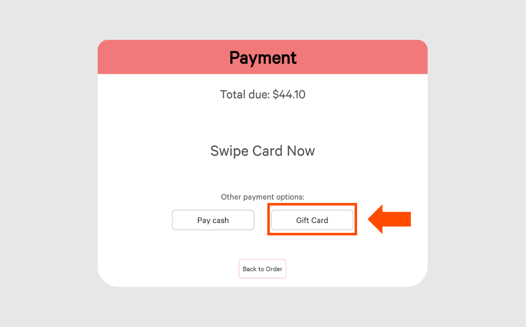Kiosk: Placing Orders, Making Payments, and Tipping