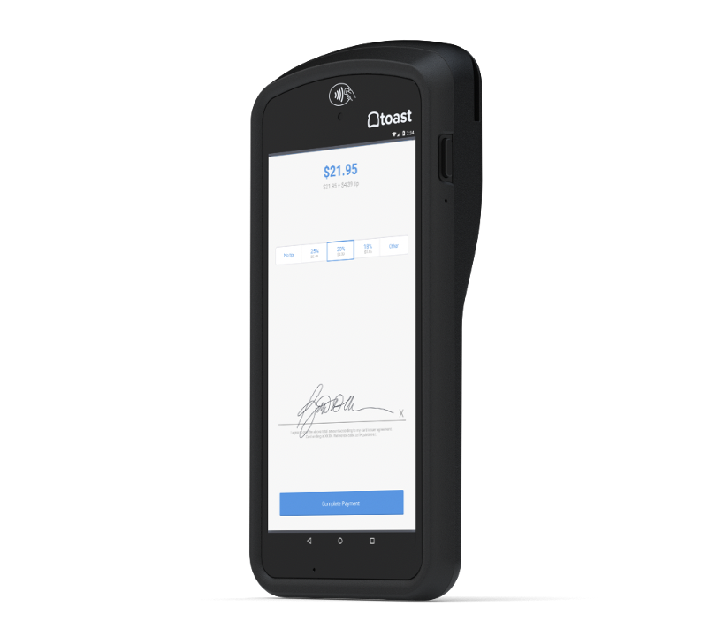 Supported Network Connections by Toast Device