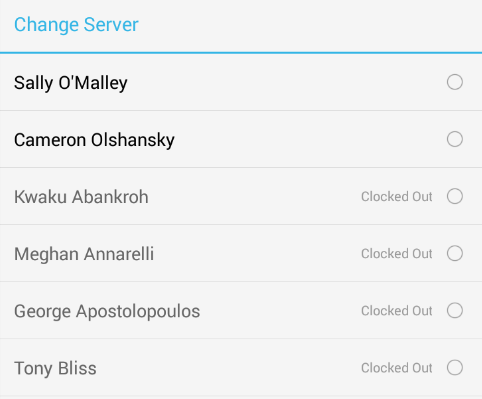Transferring Items, Checks and Payments