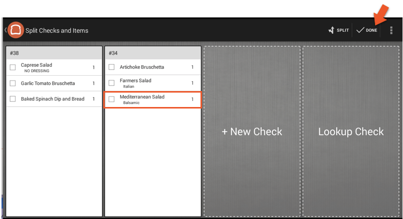 Transferring Items, Checks and Payments