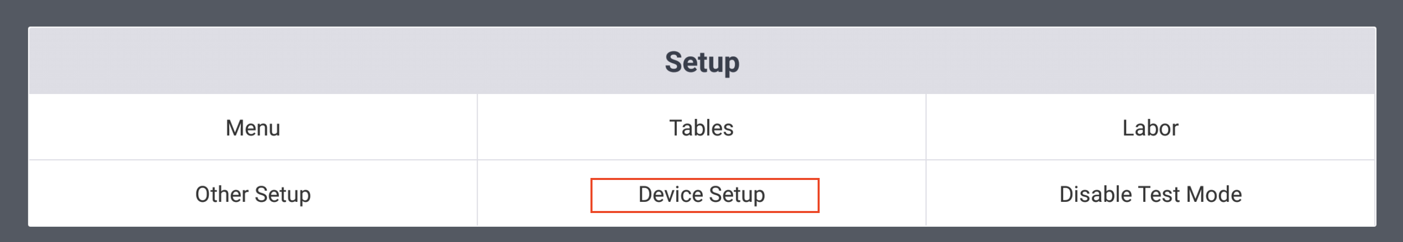 Configuring Custom Dining Options