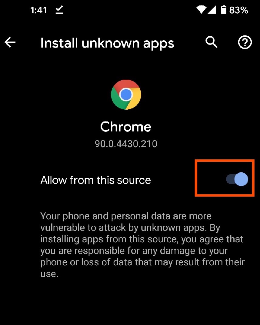 Installing The Toast App
