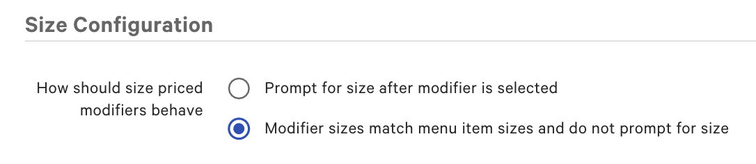 Setting Up & Using Menu Modifier Pricing Features for Your Menu