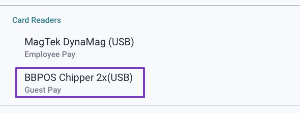 Guest Pay and Dual Reader Functionality with Toast Tap™