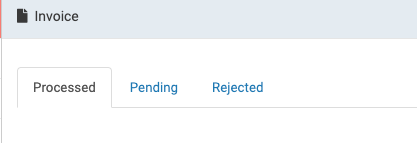 xtraCHEF: Invoice Status