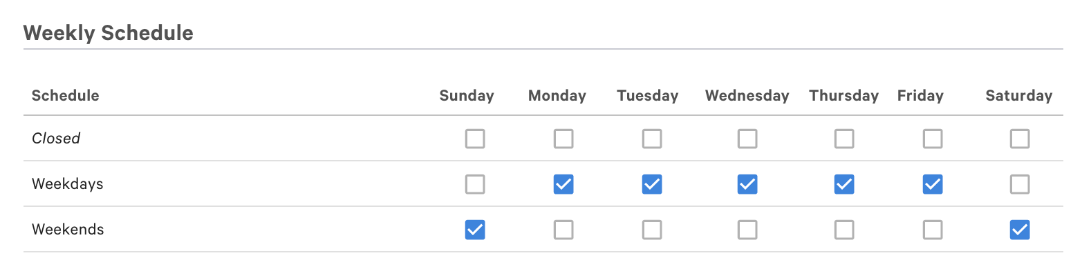 Setting Up Restaurant Hours and Services